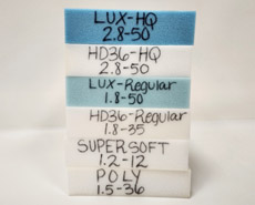 The Foam Factory, Foam Samples Packs